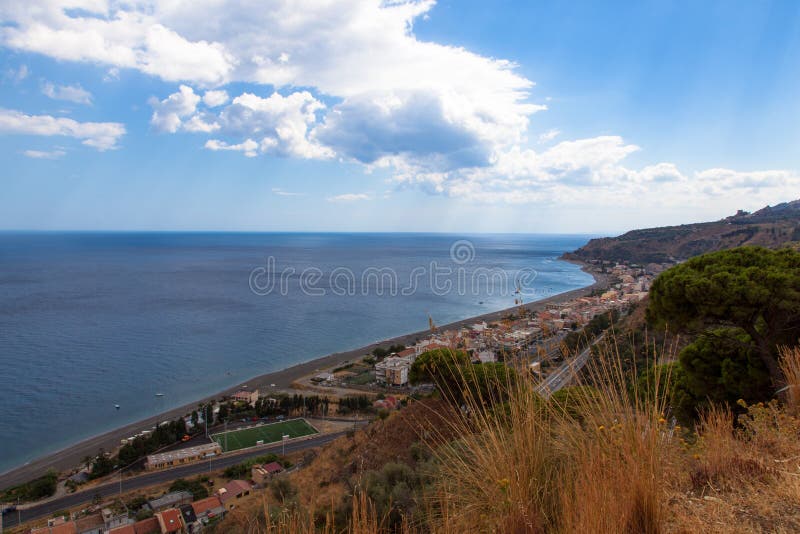 The Straits of Messina (Italy) Stock Photo - Image of view, water: 45270394