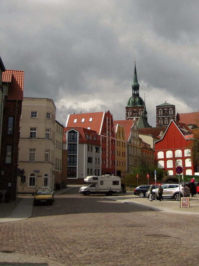 Stralsund germany fotografia stock editoriale. Immagine di bello - 91325883