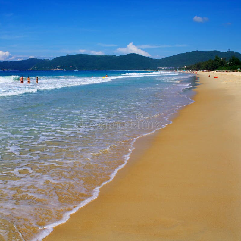 Strand stock foto. Image of azië, overzees, kleur, chinees - 10251024