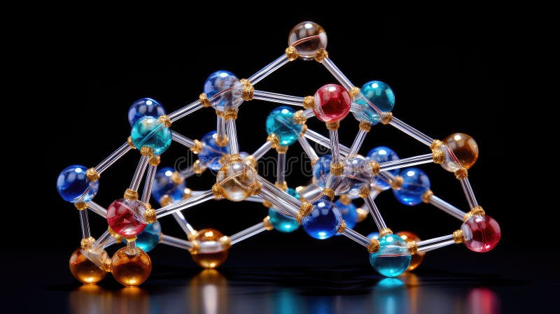 Strand atom molecule stock illustration. Illustration of bond - 319449105