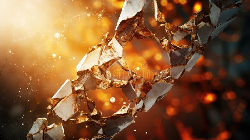 Strand broken dna stock illustration. Illustration of replication ...