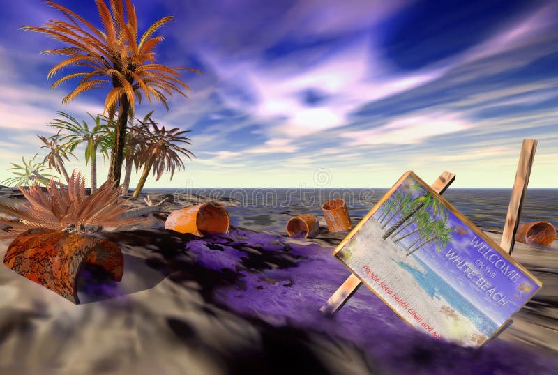 Vervuild Strand Gezonde Vakantie Vuilnisophaling En Het Verzamelen Van ...