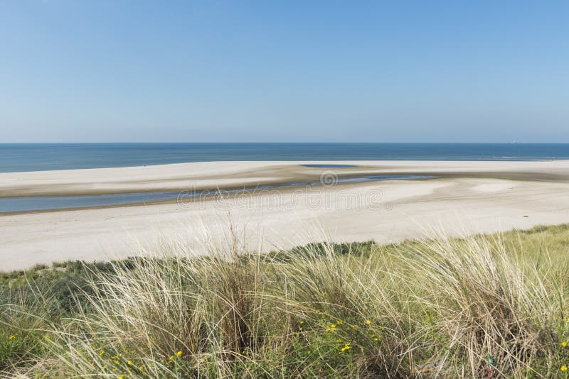 Strand in Maasvlakte Rotterdam Stock Foto - Image of ontruim, strand ...