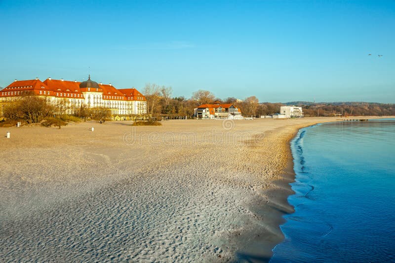 Strand in Sopot stockbild. Bild von entspannung, nave - 53137763