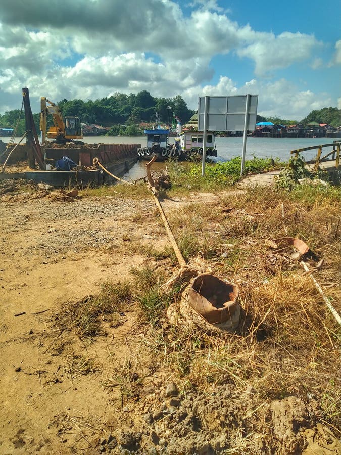 Tugboat and Barge stock image. Image of industrial, ship - 898201