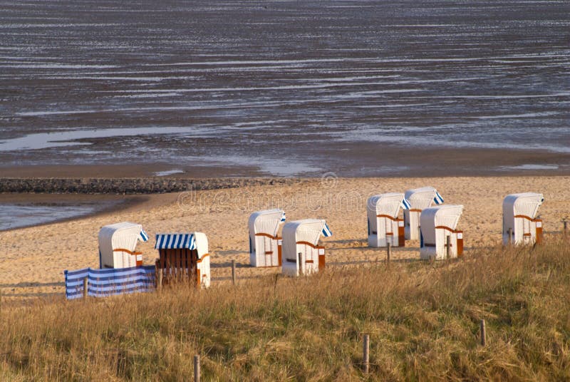 Strand von Cuxhaven stockbild. Bild von meer, nave, küste - 39427783