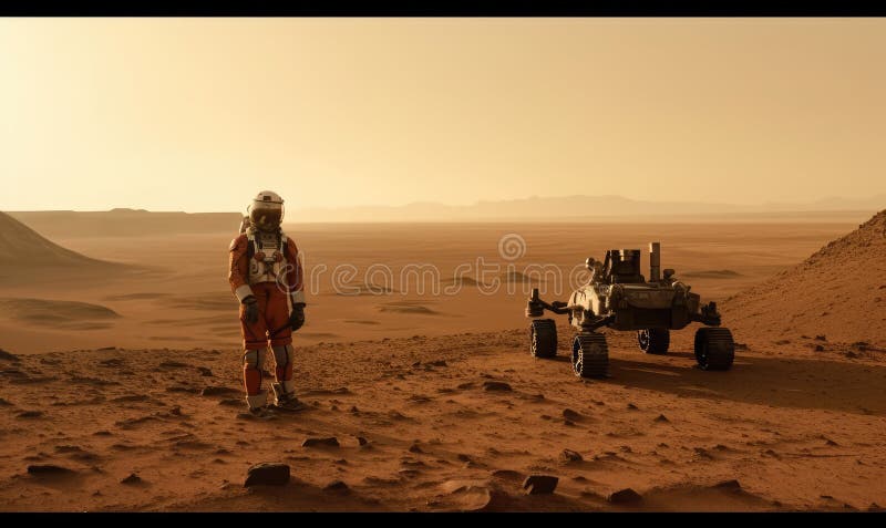 Stranded on Mars, the Astronaut Digs for Survival Creating Using ...