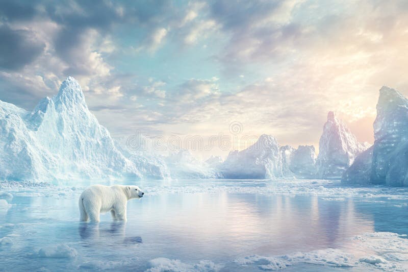 Stranded Polar Bears on Melting Ice Caps Illustrate the Dire ...