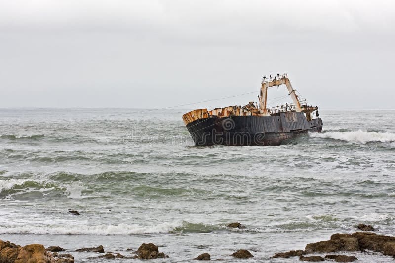 Stranded Ship stock photo. Image of white, stranded, water - 7897414