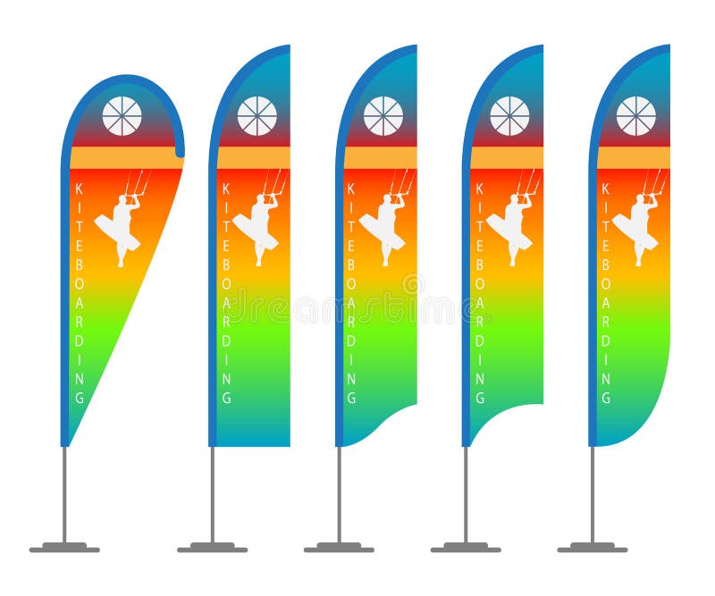 Strandflagge vektor abbildung. Illustration von ikone - 51043312