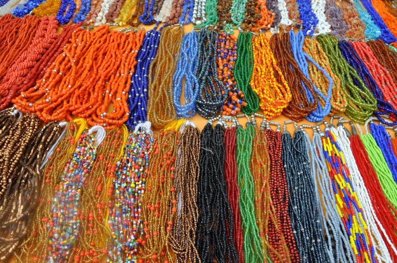 Strands of Beads stock photo. Image of beads, colourful - 17510374