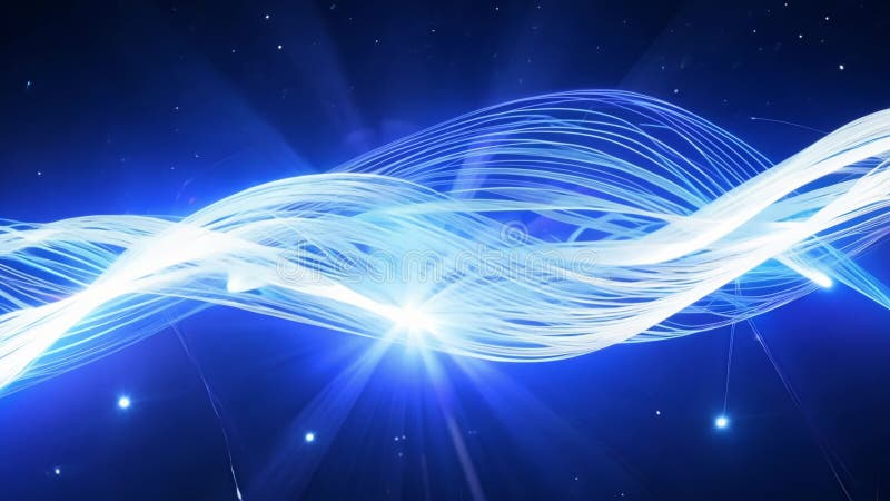 Strands of Light Intertwining and Merging To Form a Powerful Electric ...