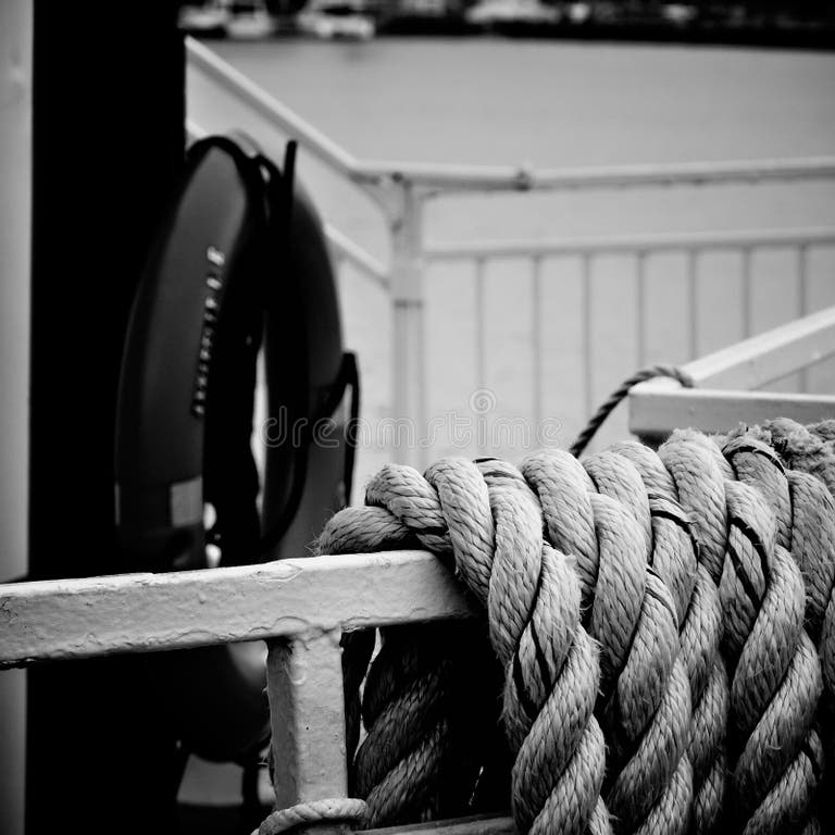 Strands of rope stock image. Image of river, aquatic, black - 5059959