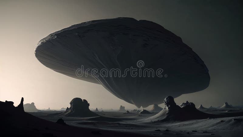 Strange Alien Head Shape Clouds Visible in the Sunny Daylight Stock ...