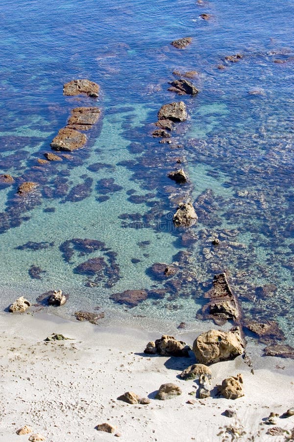 Beach of Atlantis Ibiza stock image. Image of spain, travel - 231637