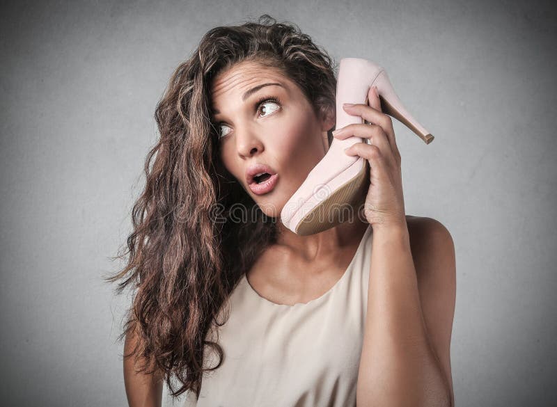 A strange call stock image. Image of happy, attractive - 46947795