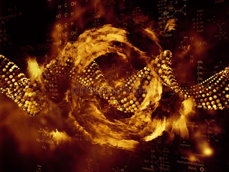 Strange Chemistry stock illustration. Illustration of microscopic ...