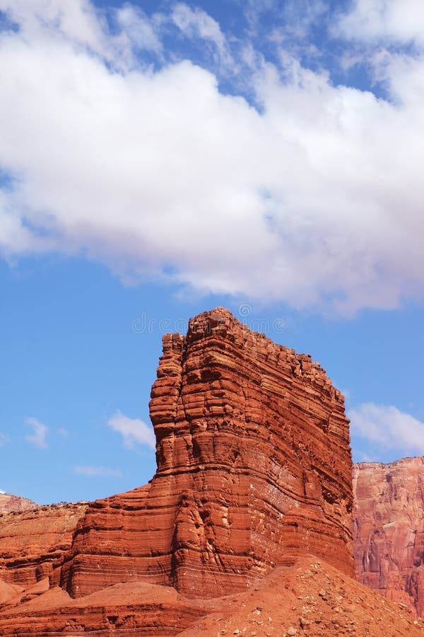 Strange Cliffs of Red Sandstone Stock Image - Image of desert, cliffs ...