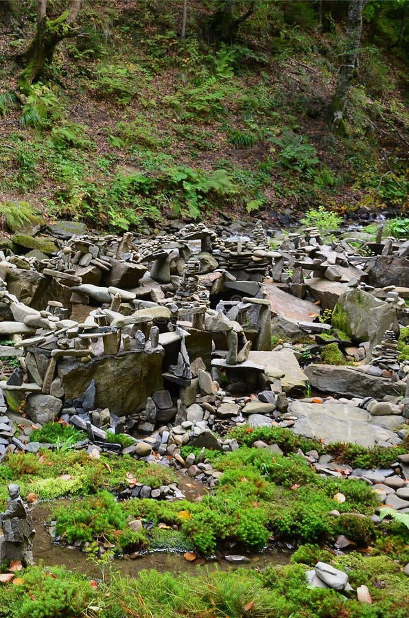 A Strange Composition of Small Mountain Rocks. Imitation of Ancient ...