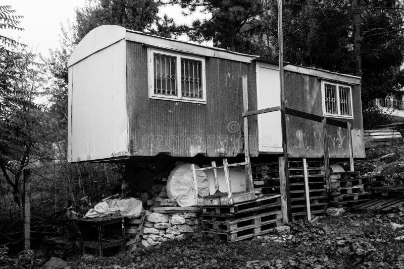 Strange Construction in Kavarna Stock Image - Image of strange ...