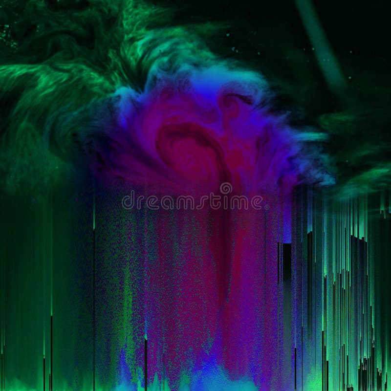 Strange Dark Green Purple Blue Black Abstract Background Stock ...