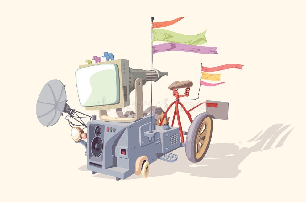 Strange device no.1 stock vector. Illustration of equipment - 24167905