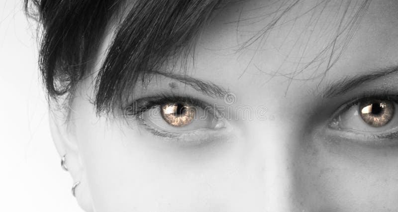 Strange eyes stock photo. Image of close, face, feminine - 4705116