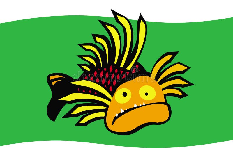 Fish looks stock illustration. Illustration of emotions - 17242047