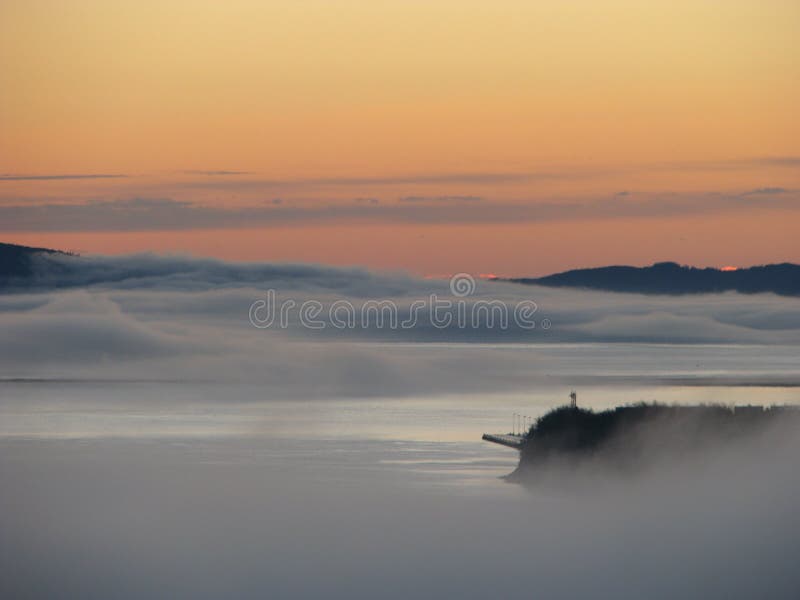 Strange fog stock photo. Image of haze, gaspacopy, lake - 96335670