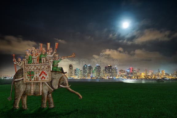 Strange Guests from the Past Times Stock Photo - Image of ancient ...