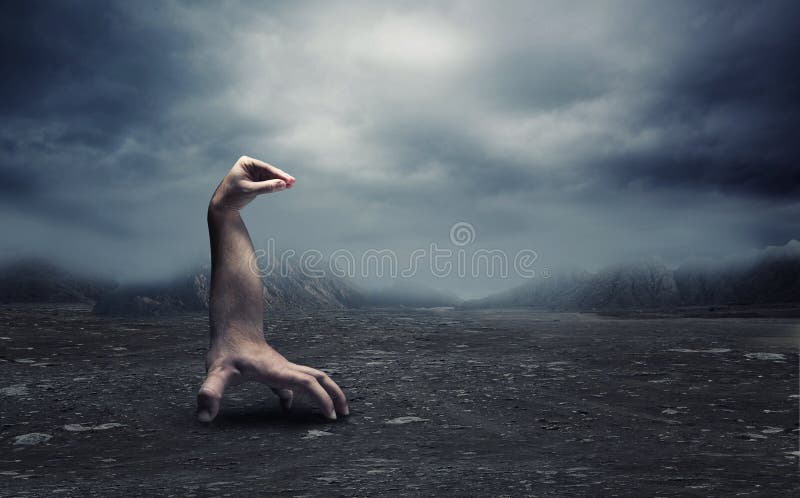 Strange human hand stock image. Image of shock, mountain - 65556757