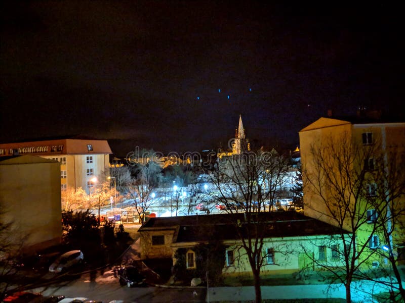 UFO stock photo. Image of lights, strange, night - 141175586