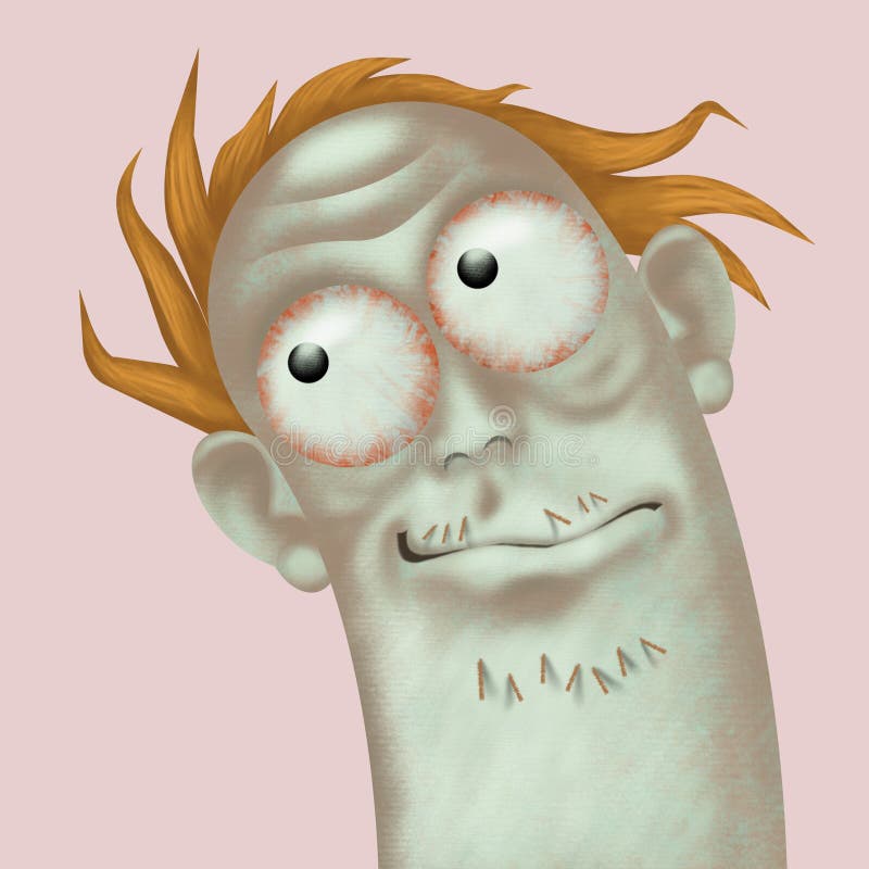 Strange look character stock illustration. Illustration of eyes - 207523