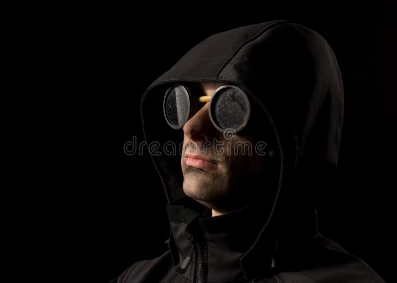 Strange man stock photo. Image of emotion, adult, closeup - 12359796