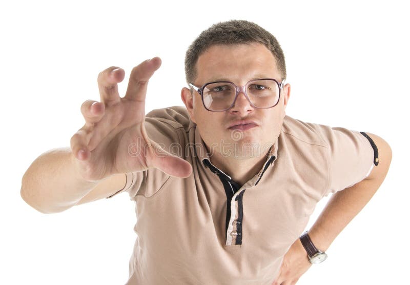 Strange man stock photo. Image of ideas, failure, humor - 32237552