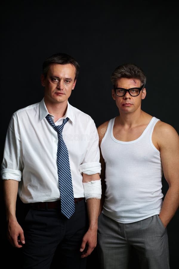 Strange men stock photo. Image of expertise, idea, collar - 33381858