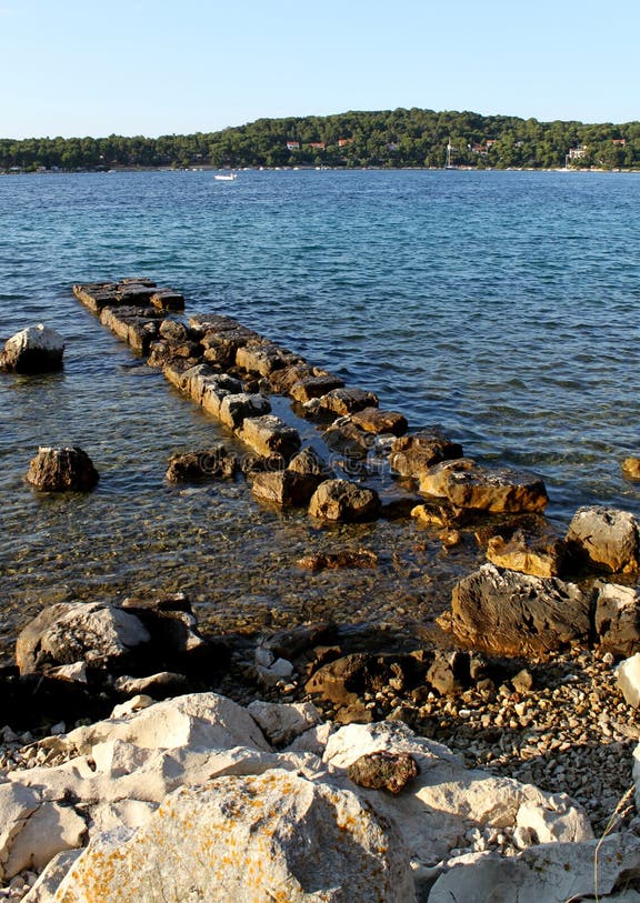Strange mole stock image. Image of ocean, lake, jetty - 21635839