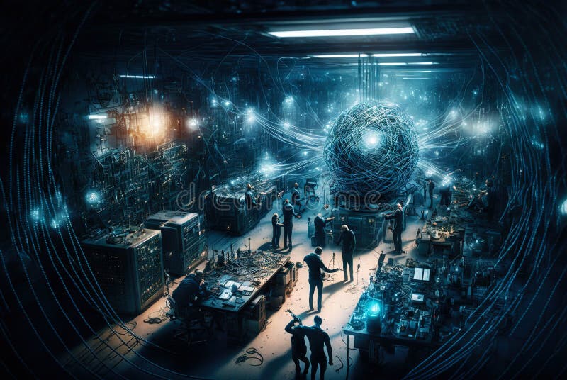 Strange Science Experiment Concept. Physics on the Edge of Science ...