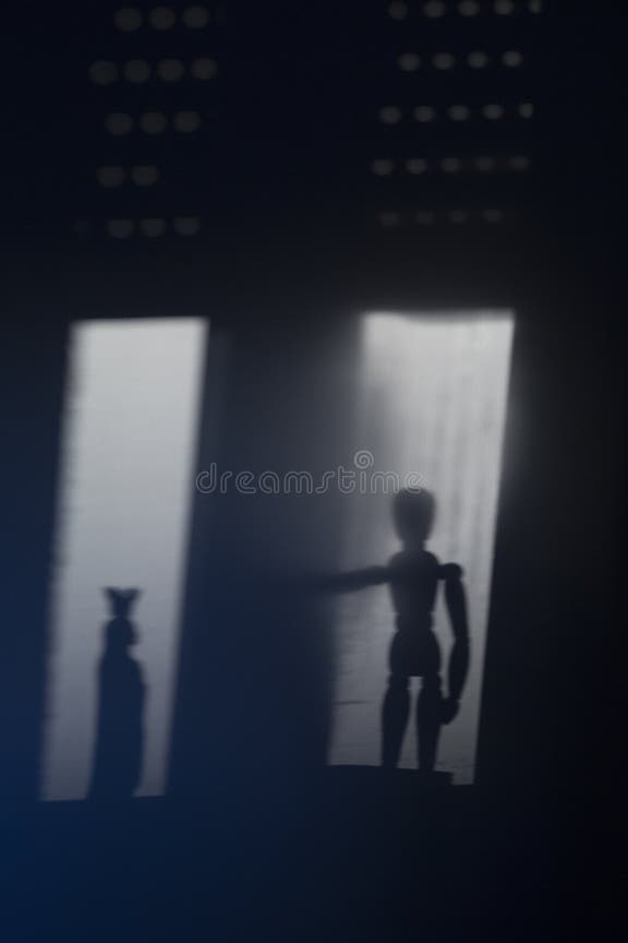 Strange Shadows on the Wall Stock Image - Image of shadows, wall: 268023517