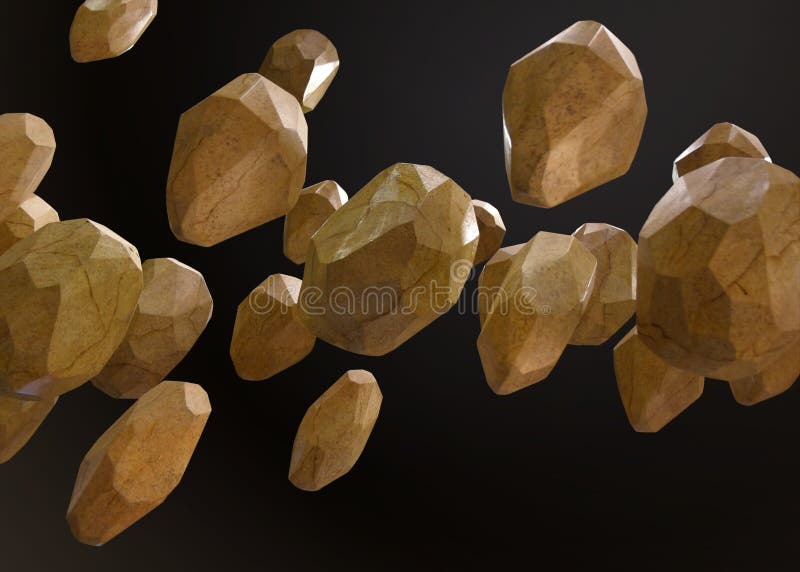 Strange Shapes Floating in Space Stock Photo - Image of earth, weird ...