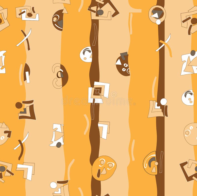 Strange Shapes pattern stock vector. Illustration of seamless - 50637792