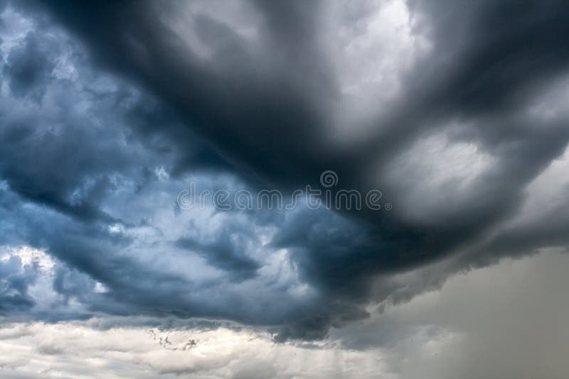 Strange Storm Clouds stock image. Image of interesting - 73049203
