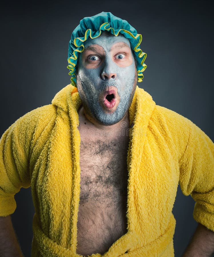 Strange surprised man stock image. Image of overweight - 48362797