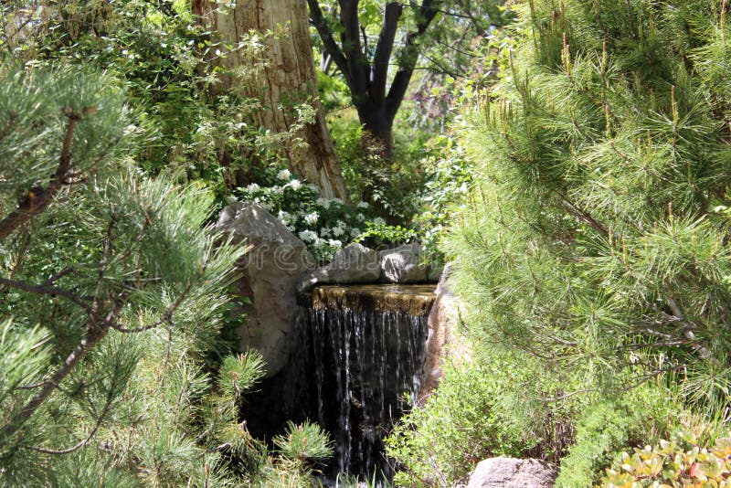 Strange Waterfall, Heavy Woods Stock Photo - Image of landscape ...