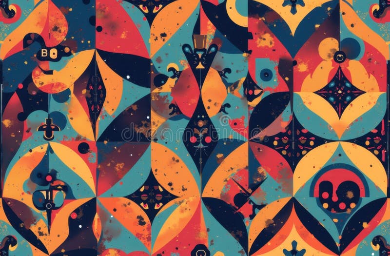 Strange Weird Abstract Background at 15-12-2024 Stock Illustration ...