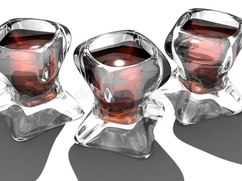 Strange Wine Glasses stock illustration. Illustration of wineglasses ...