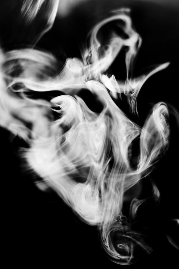 Strangely Shaped Puff of Smoke Stock Image - Image of concepts, mystery ...