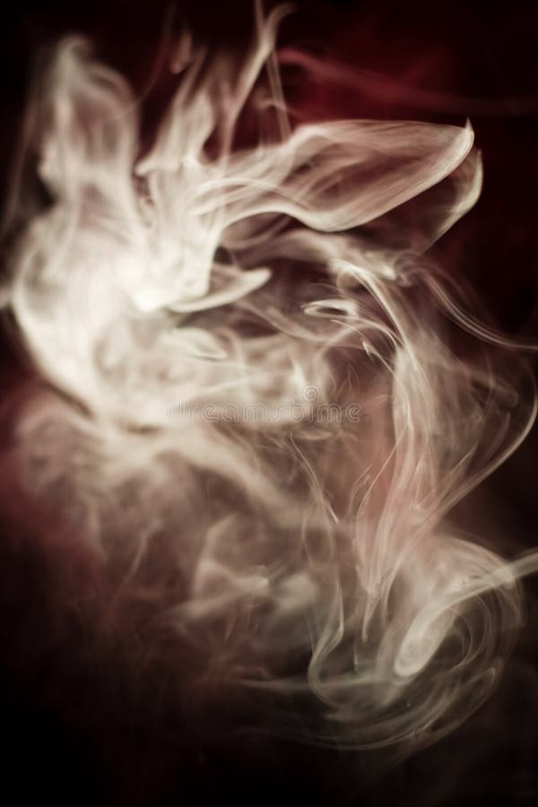 Strangely Shaped Puff of Smoke Stock Photo - Image of effects, ghost ...