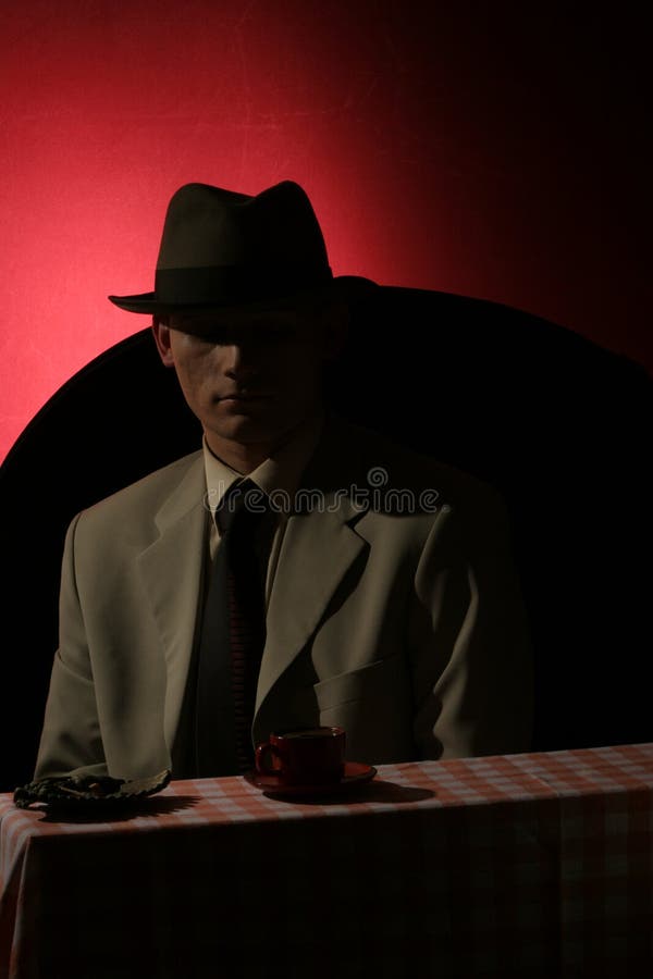 Stranger - man in grey hat stock image. Image of look - 2450907