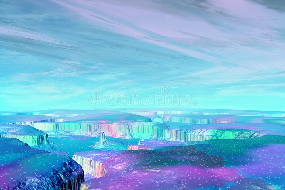 Stranger planets stock illustration. Illustration of water - 45237483